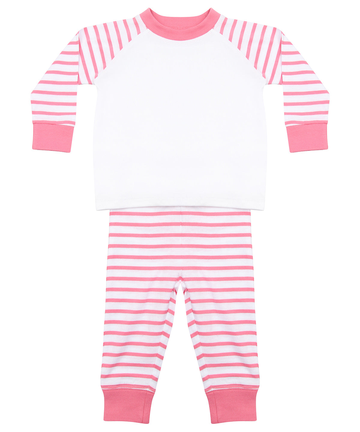Striped pyjamas | pink stripe/white – teeone